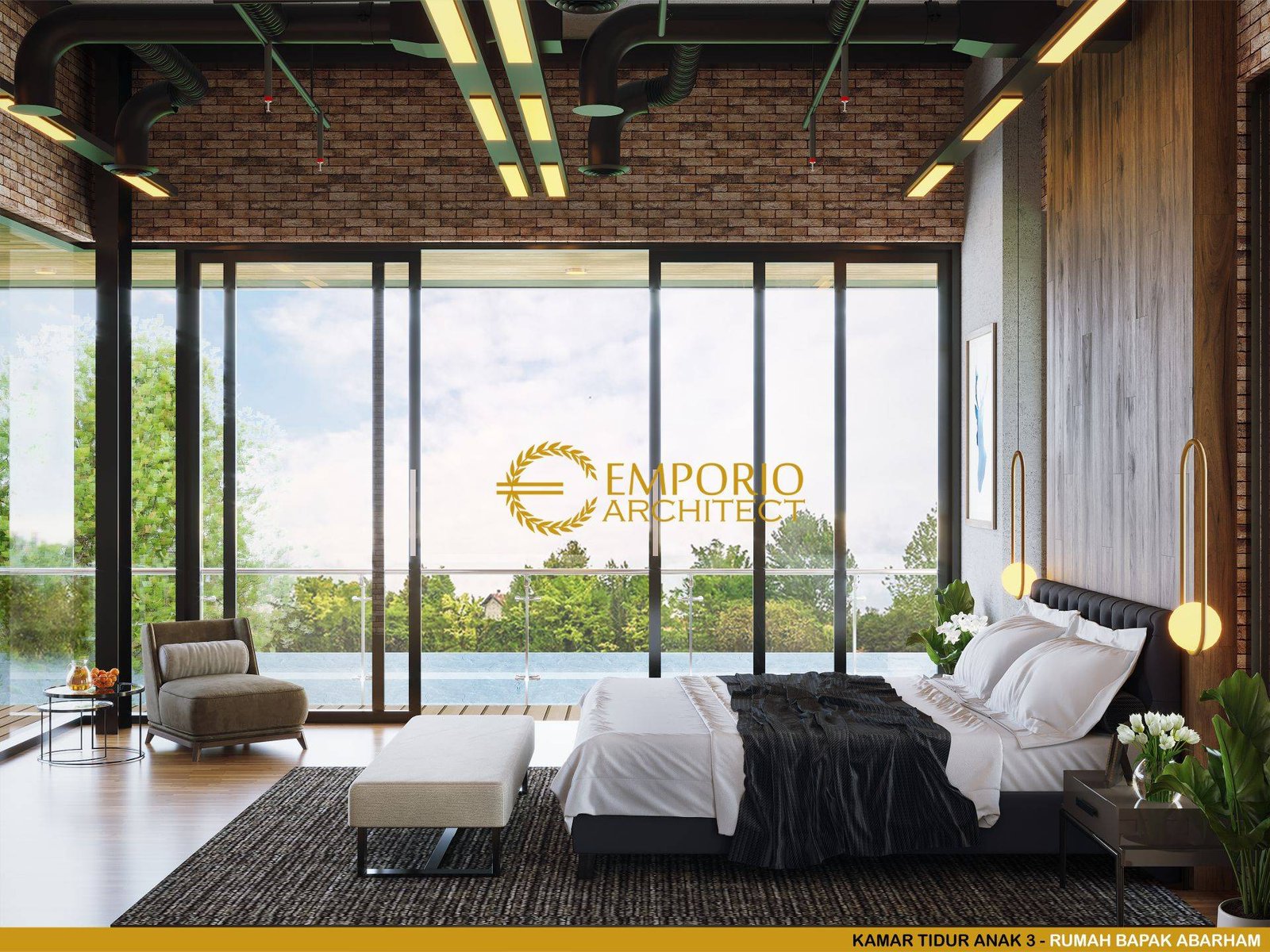 10 Variasi Warna untuk Tampilan Akhir Dinding Bata Ekspos pada Interior ...