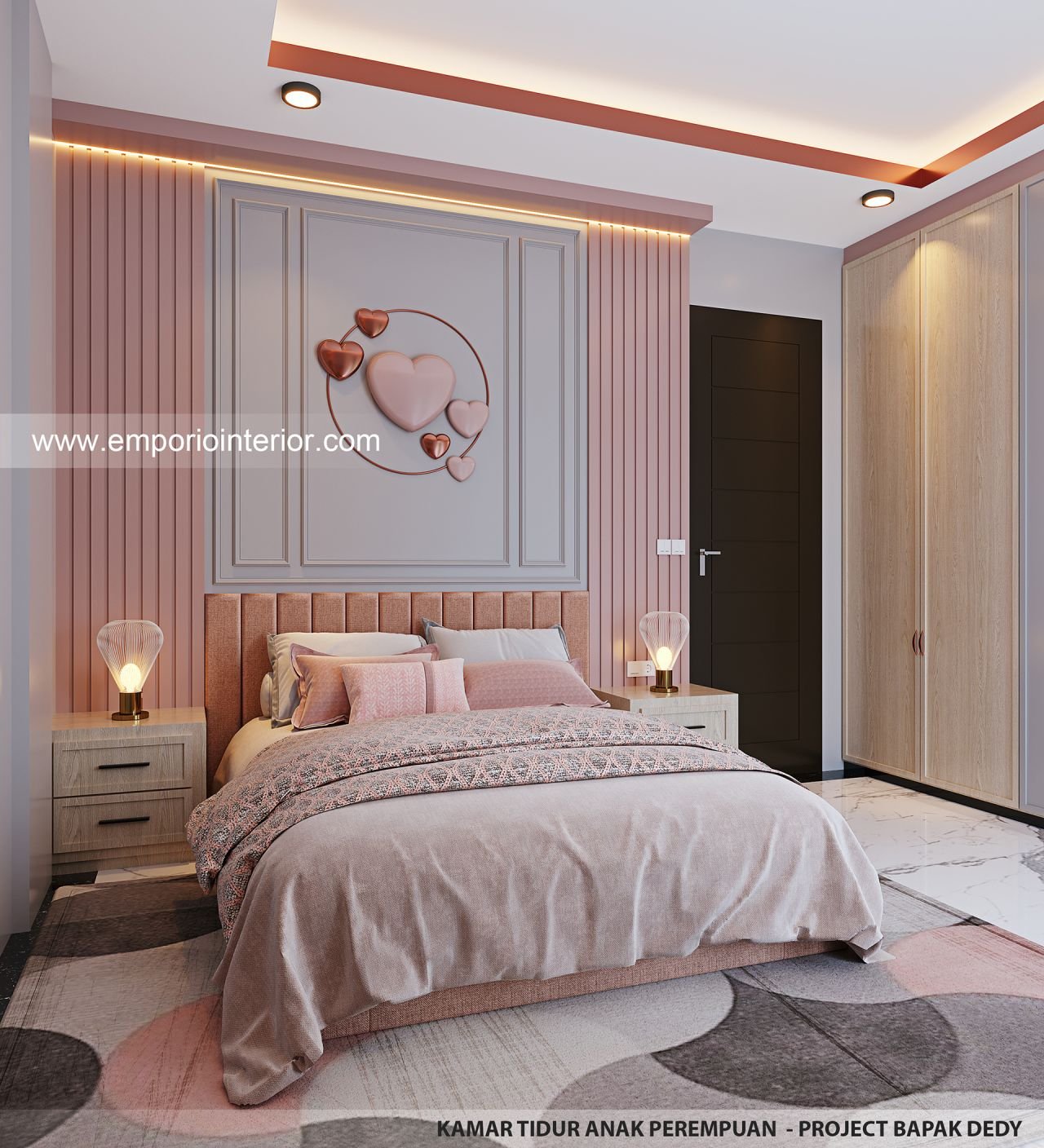 House Tour Rumah Mewah di Batam: Review Desain Interior Kamar Tidur ...