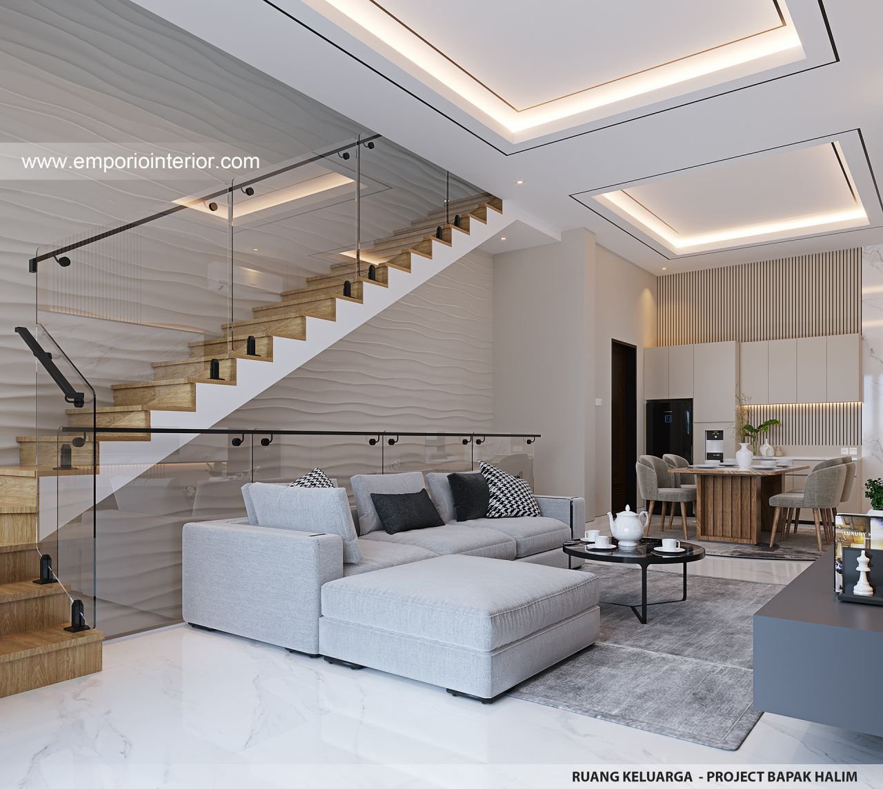 Ide Desain Interior Rumah Bapak HLM di Jakarta Barat: Desain Interior ...