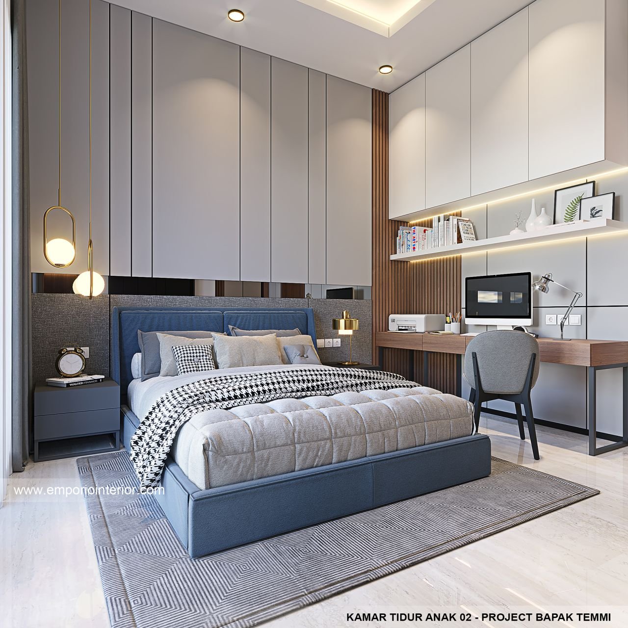 Ide Desain Interior Rumah Mewah Bapak TMI di Jakarta Utara: Desain ...