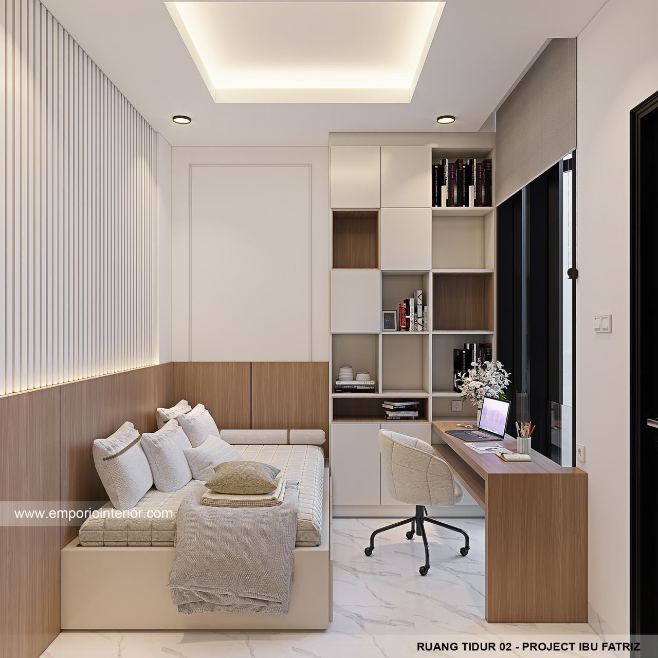 Ide Desain Interior Rumah Mewah Ibu FZD di Jakarta Selatan: Desain ...