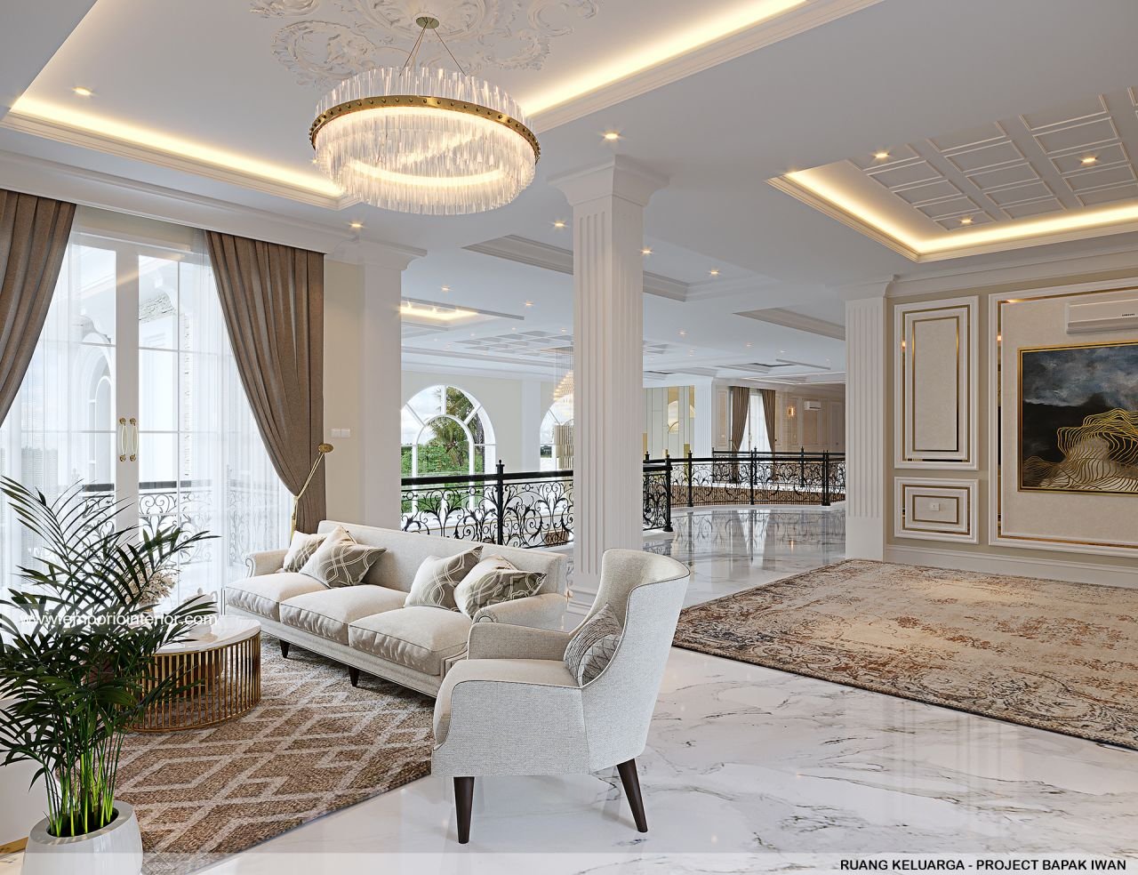Model Interior Rumah Sultan Super Mewah di Jambi: Review Desain ...