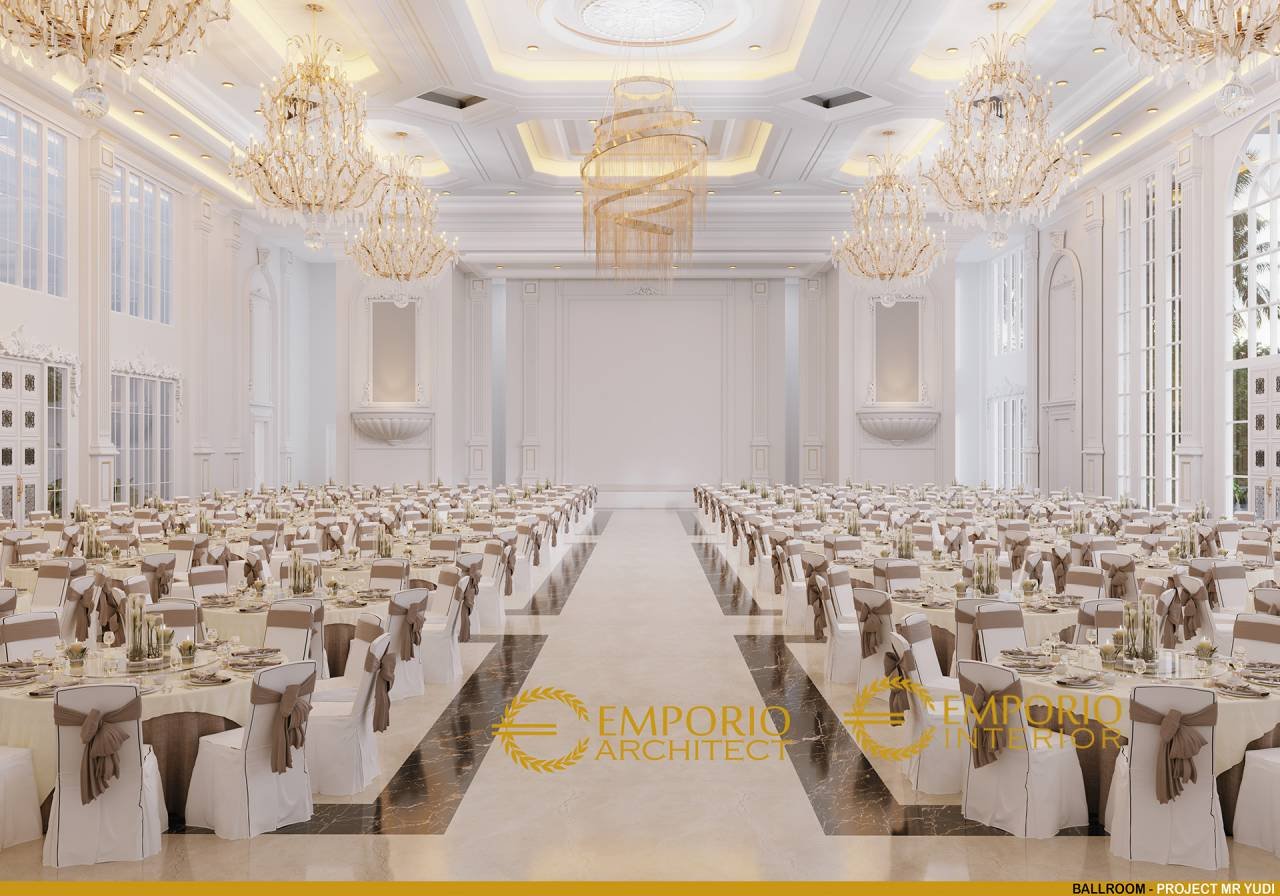 Desain Interior Convention Hall Classic 2 Lantai Bapak Yudi Di Jambi ...