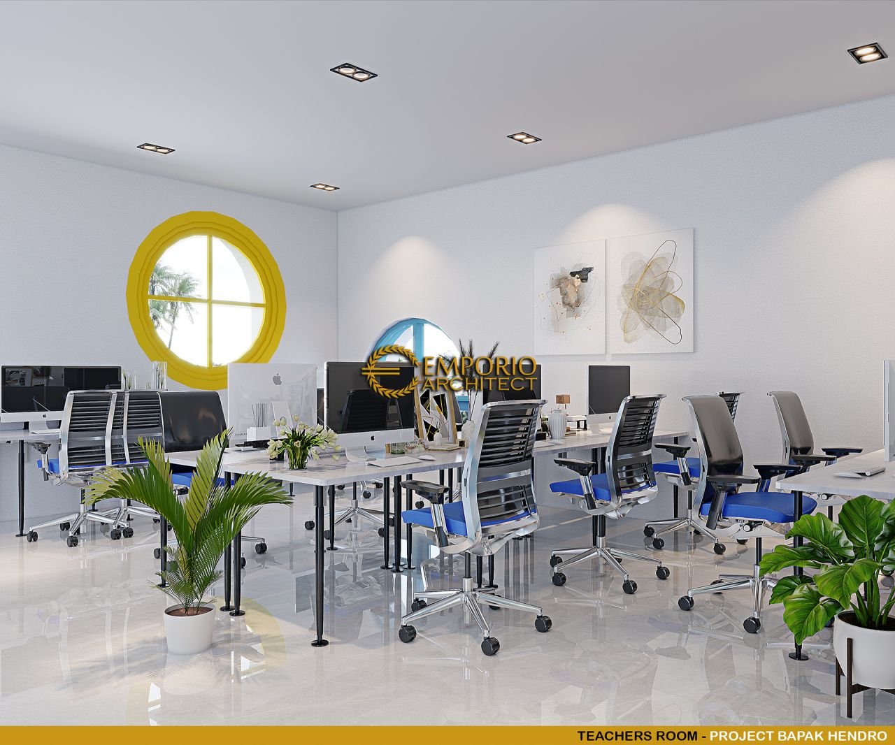 Desain Ruang Belajar Interior Gedung Sekolah Unity School Modern 2 ...