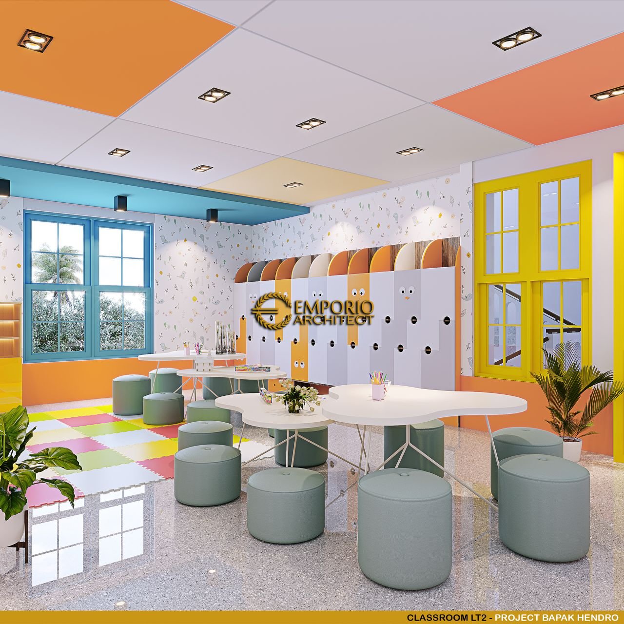 Desain Ruang Belajar Interior Gedung Sekolah Unity School Modern 2 ...