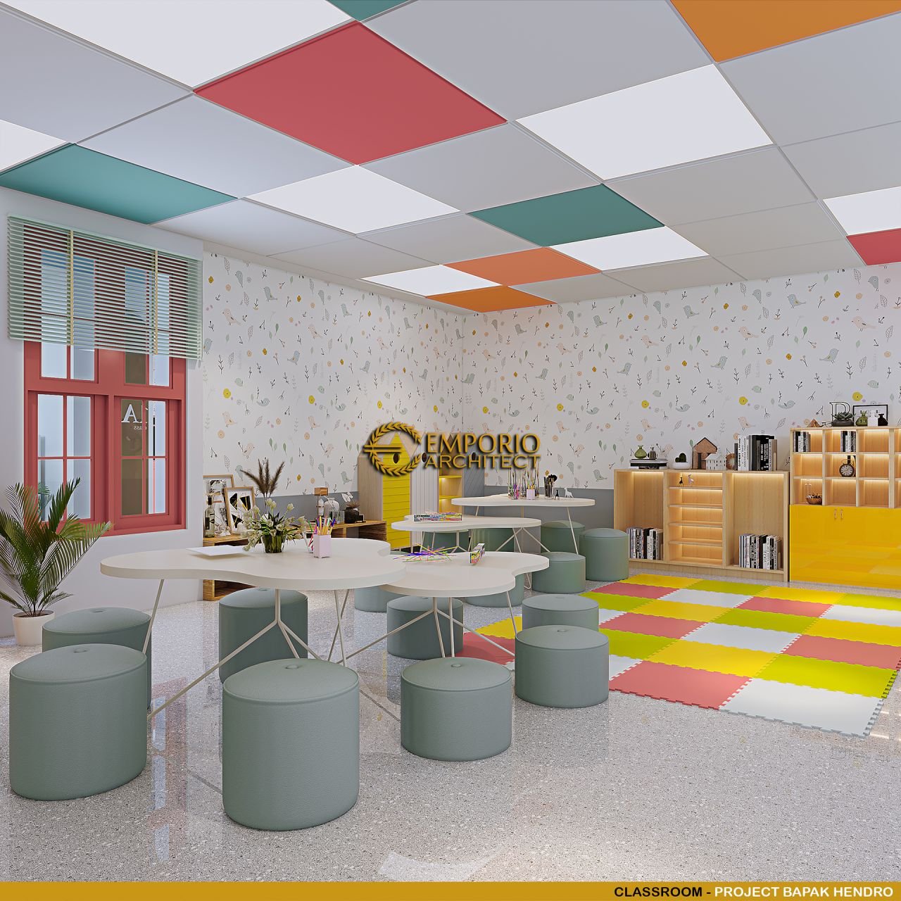Desain Ruang Belajar Interior Gedung Sekolah Unity School Modern 2 ...
