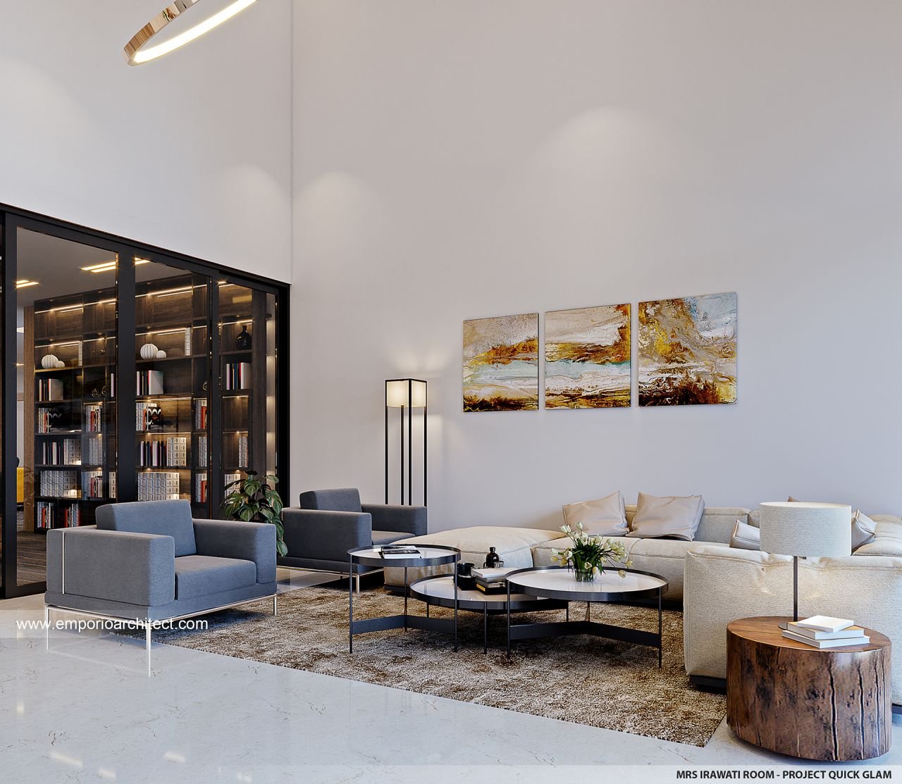 Desain Ruang Kerja Interior Klinik Kecantikan Quick Glam Modern 4 ...