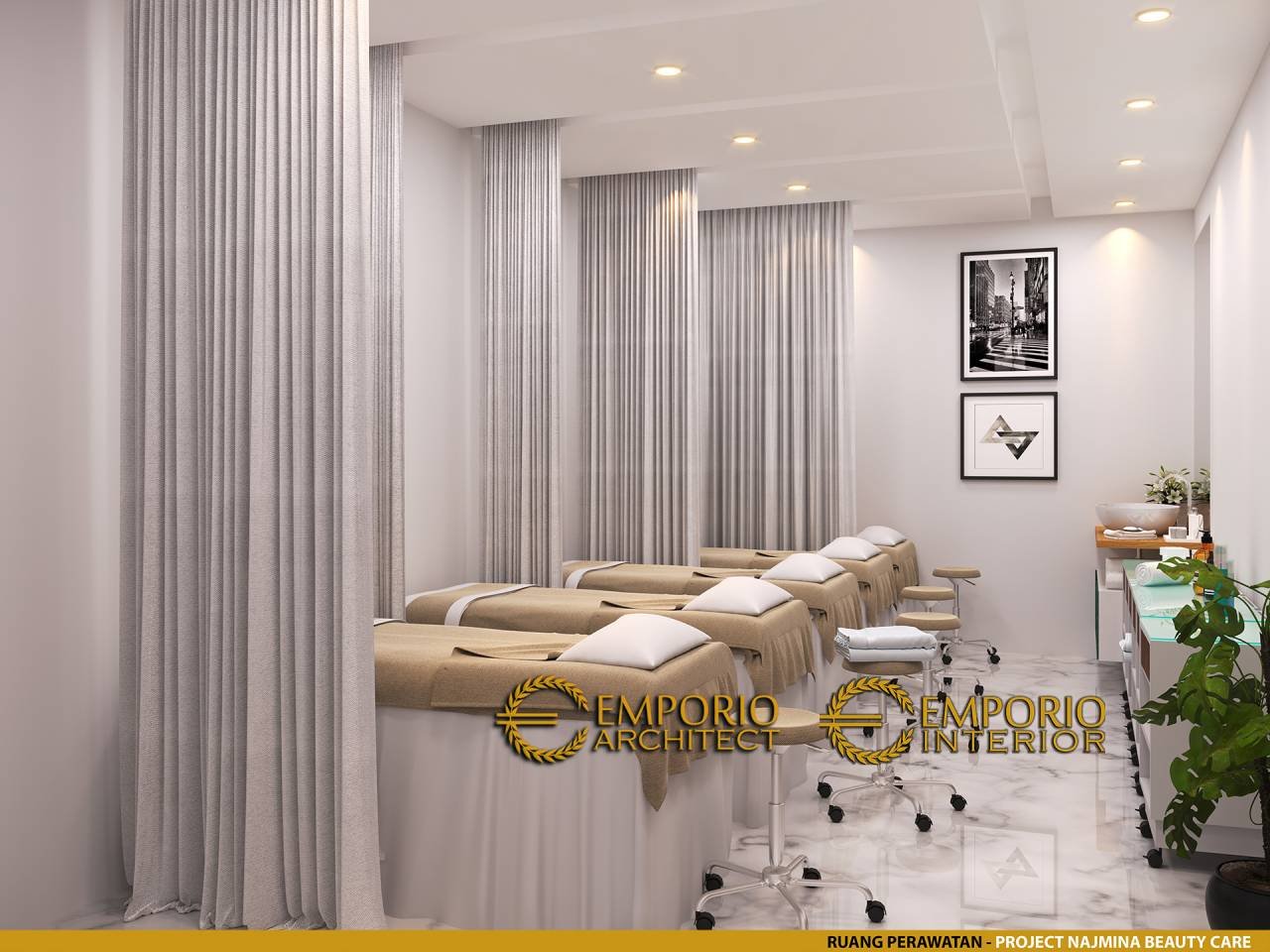 Desain Lainnya Interior Najmina Beauty Care Modern 2 Lantai di Blora ...