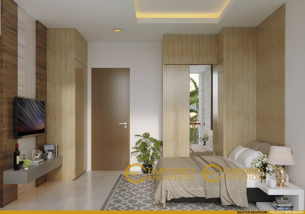 Desain Kamar Tidur Interior Rumah dan Kost Modern 2 Lantai Ibu Wenny di ...