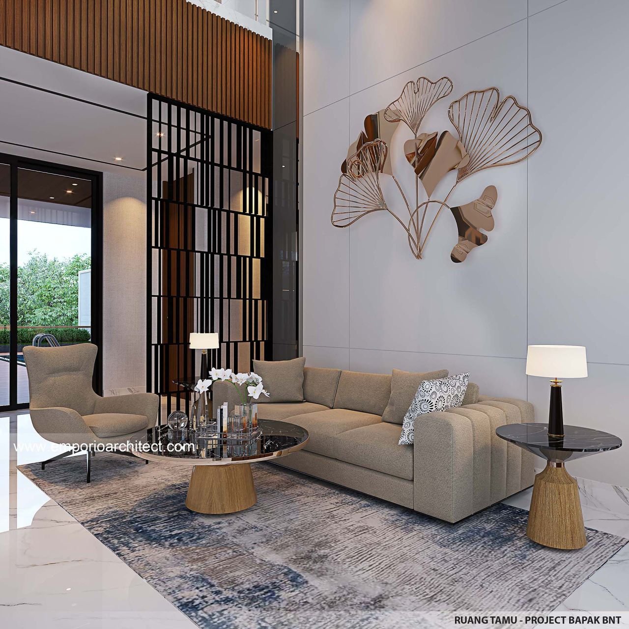 Desain Interior Rumah Modern 3 Lantai Bapak Bnt Di Bandung Desain Interior Rumah Modern 3 Lantai ...