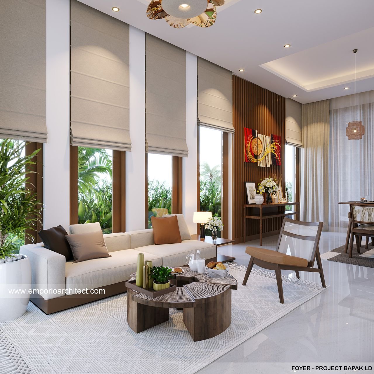Desain Interior Rumah Modern 3 Lantai Bapak Ld Di Depok Desain Interior Rumah Modern 3 Lantai ...